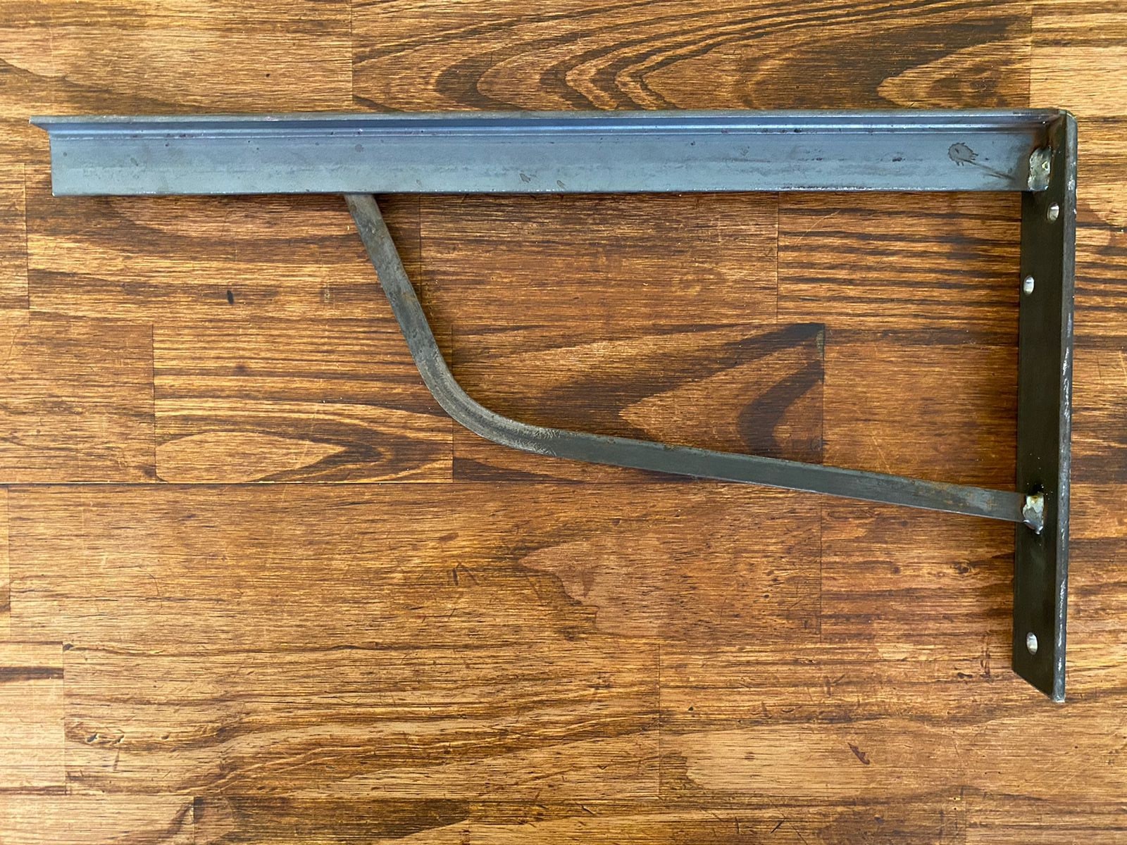 X2 PACK Steel Shelf Bracket Heavy Duty Reinforced 10in X 18in FREE ...