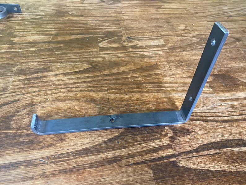 X8 PACK Steel Shelf Bracket J Metal Bracket Iron Bracket Industrial ...