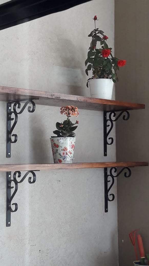 X8 PACK Steel Shelf Bracket Colonial Design 10in X 12in FREE SHIPPING ...