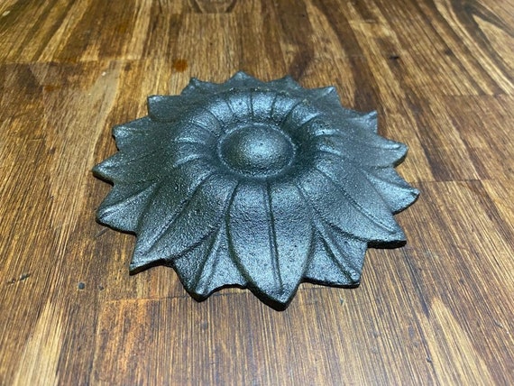 X4 Cast Iron Flower pack X4 Metal Flower Ornamental Petals - Etsy