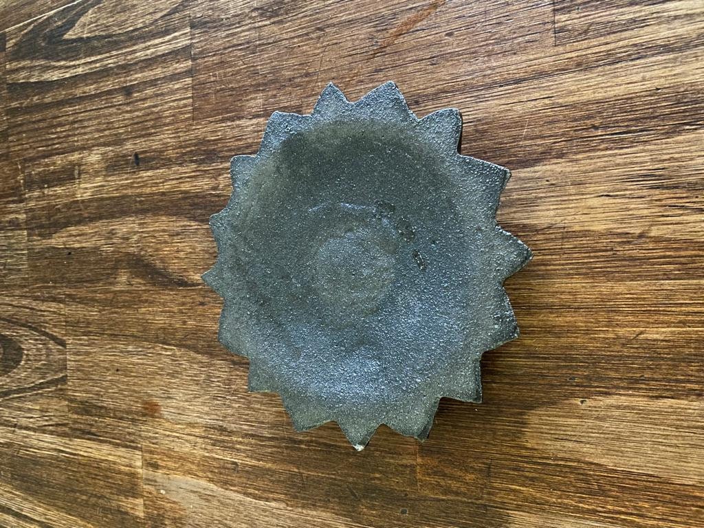 X4 Cast Iron Flower pack X4 Metal Flower Ornamental Petals Decorative ...