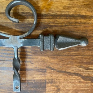 Iron Hanging Sign Bracket. 10in X 24in. Colonial Style. Decorative Sign ...