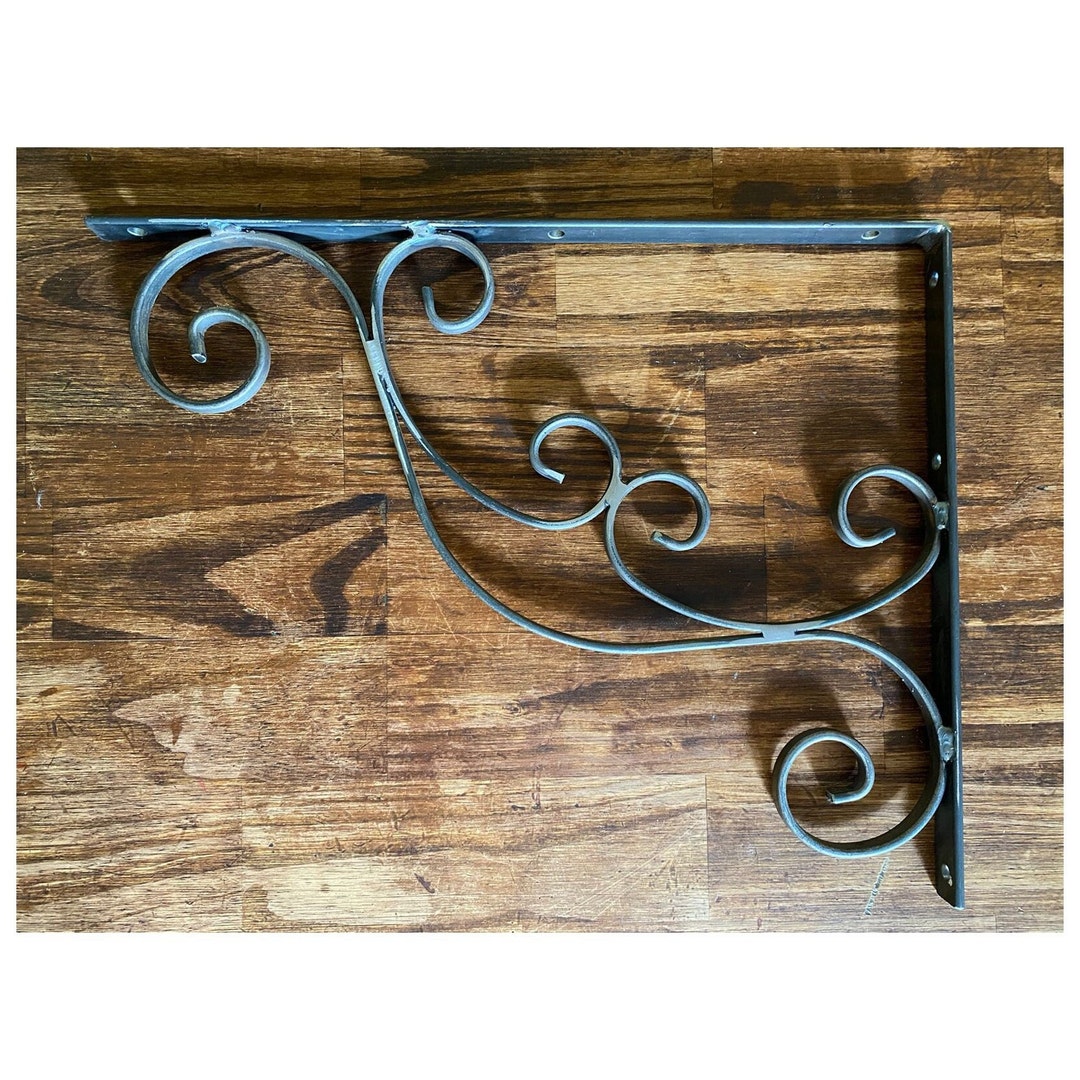 X4 PACK Steel Shelf Bracket Colonial Design 14in X 18in FREE SHIPPING ...