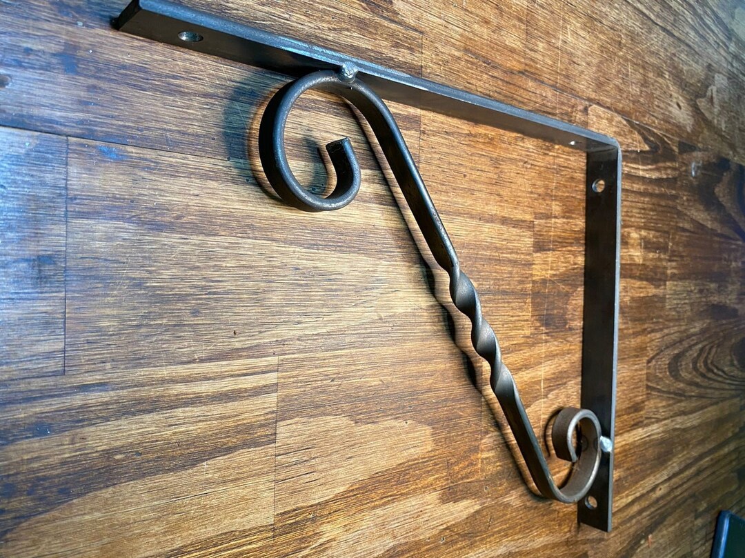 X2 PACK Steel Shelf Bracket Colonial Design 8in X 10in FREE SHIPPING - Etsy