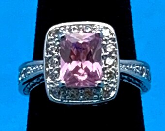Pink Ice: Vintage DAC Ring - Etsy