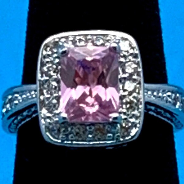 Pink Ice Ring - Etsy