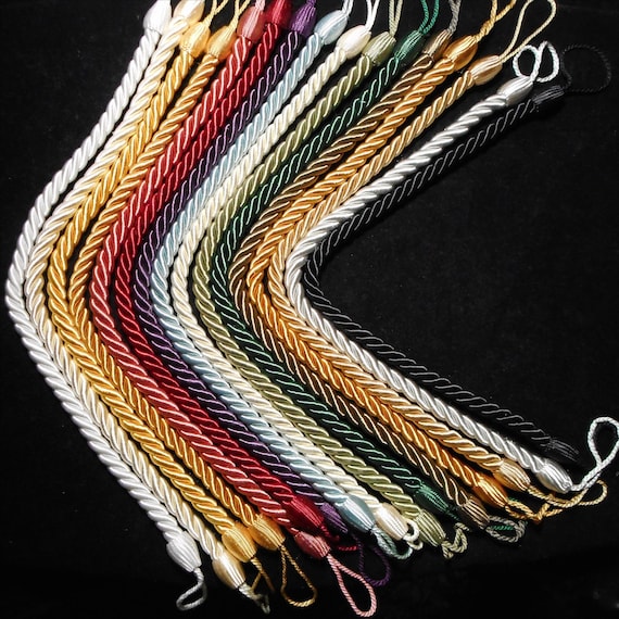 Small Cable Tieback/embrace Twisted Holdback 64cm Elegant - Etsy UK