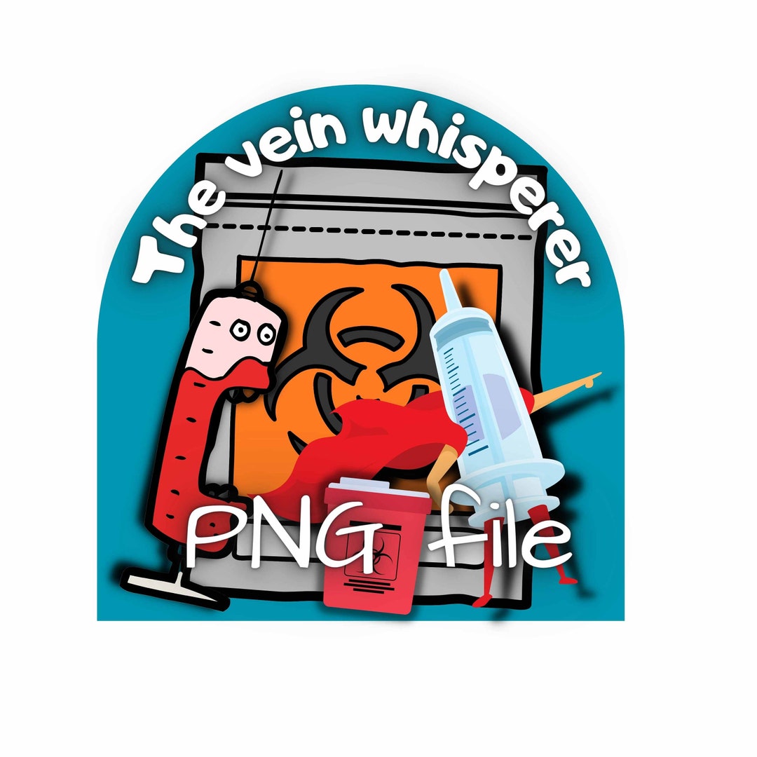 Phlebotomist Fun Laboratory Clipart Vein Whisperer - Etsy