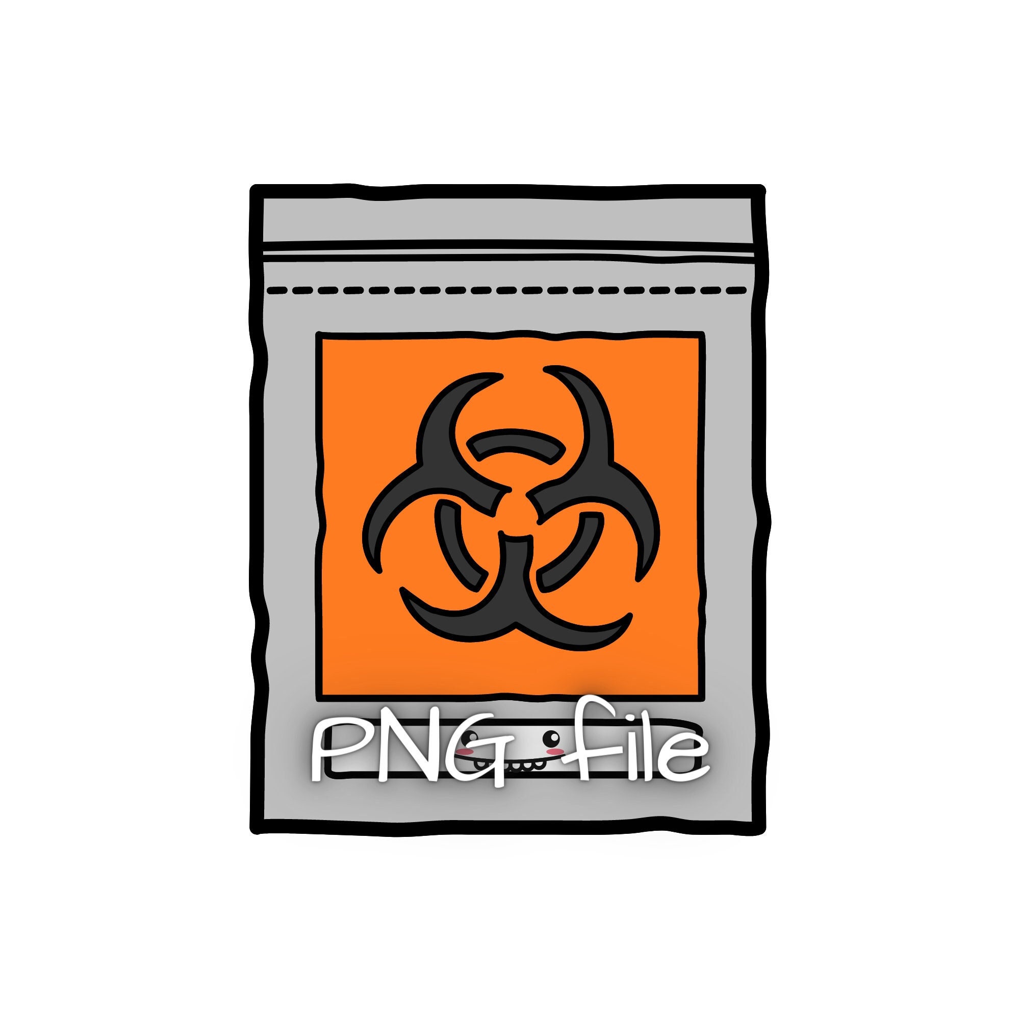 Laboratory Sticker Printable Happy Biobag - Etsy