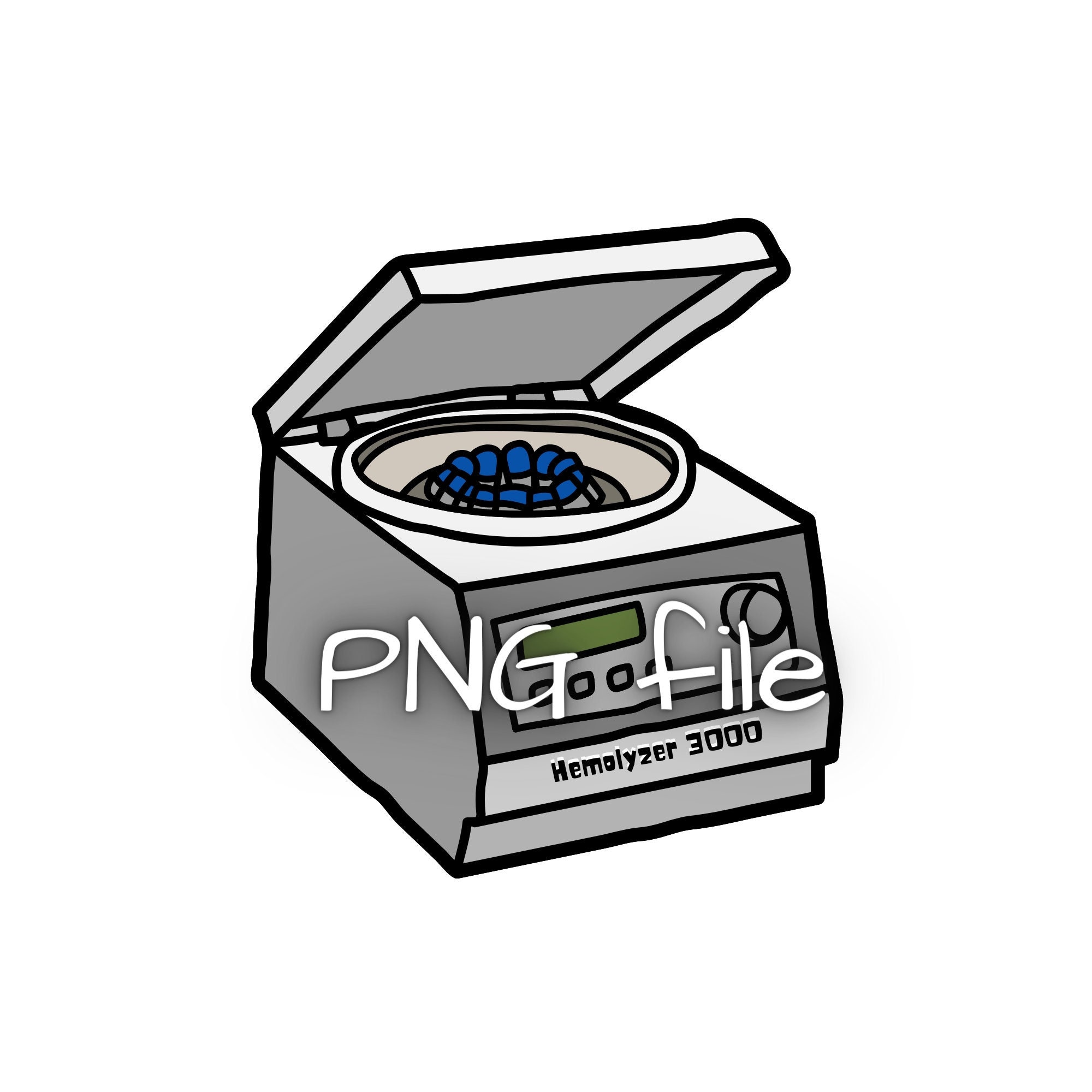 Laboratory Sticker Printable B Positive - Etsy