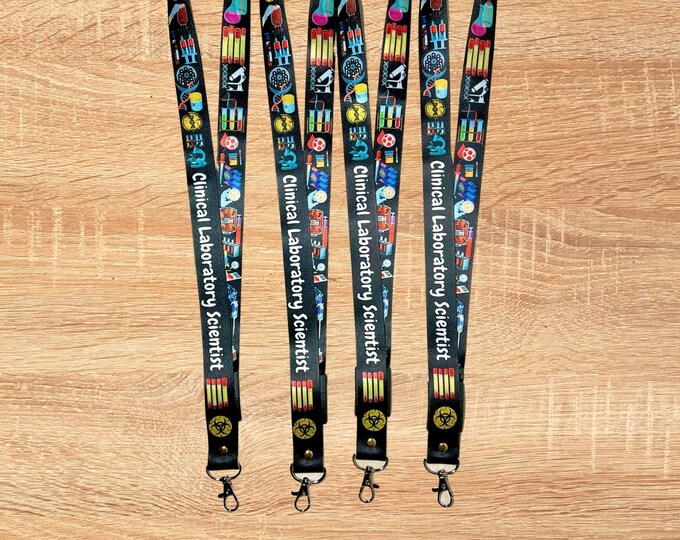 Lanyard for Medical Laboratory Scientist Badge Holder Lanyard With 2 ...
