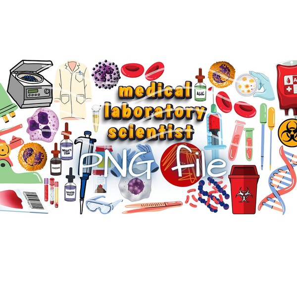 Medical Lab Scientist Clips - Etsy