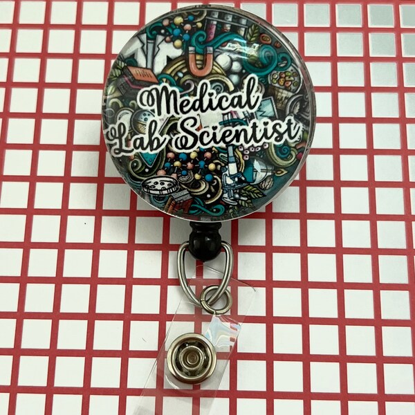 Laboratory Badge Reel - Etsy