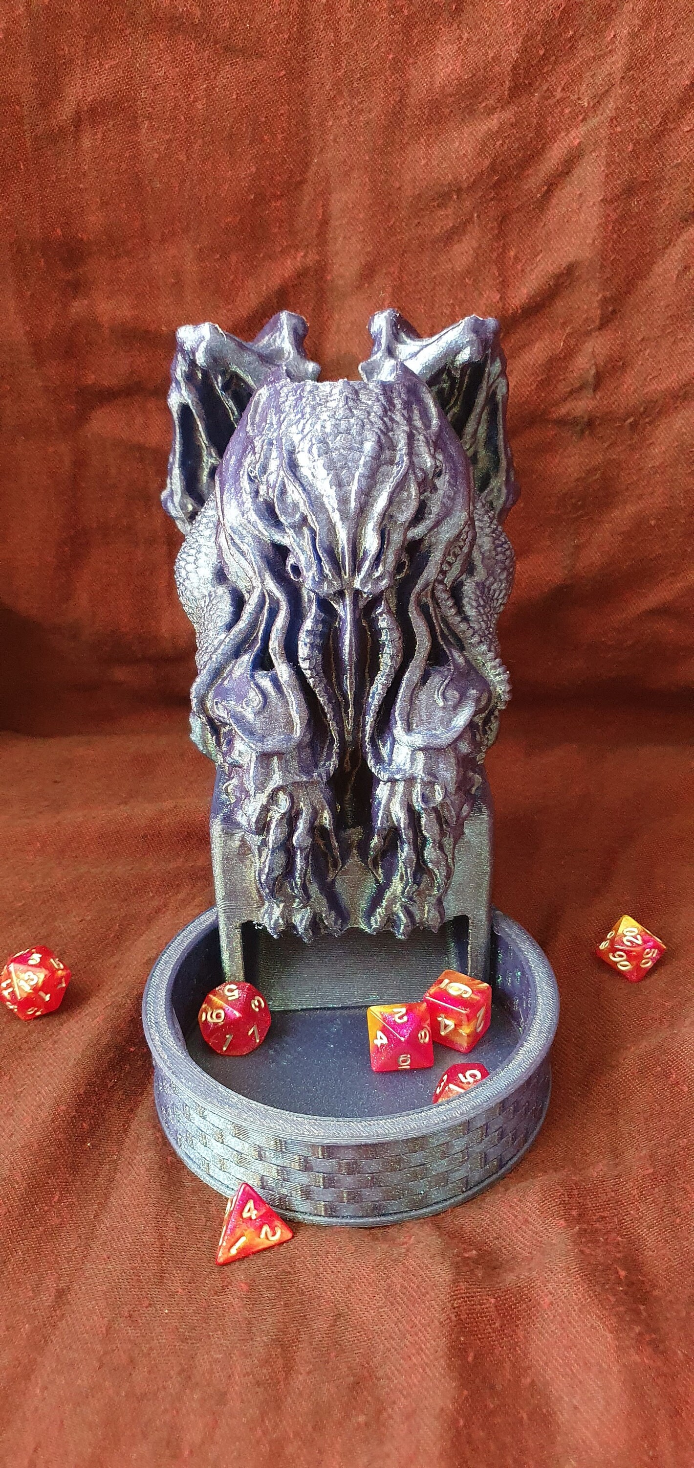 Cthulhu Dice Tower | Dungeons Master Dice Tower Tray for Board Games ...