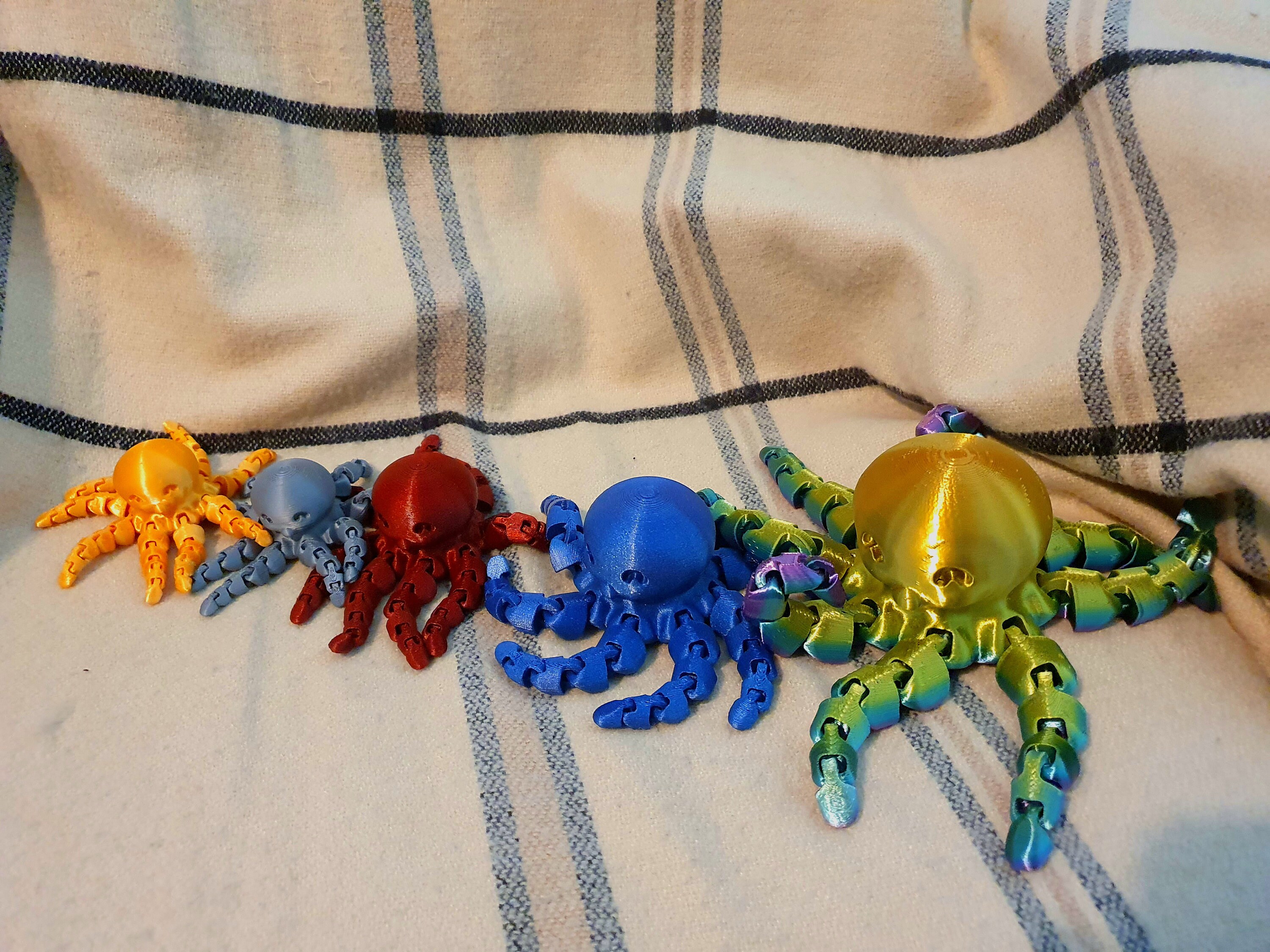 Articulated Octopus Fidget Toy Sensory Toy Finger Toy | Etsy