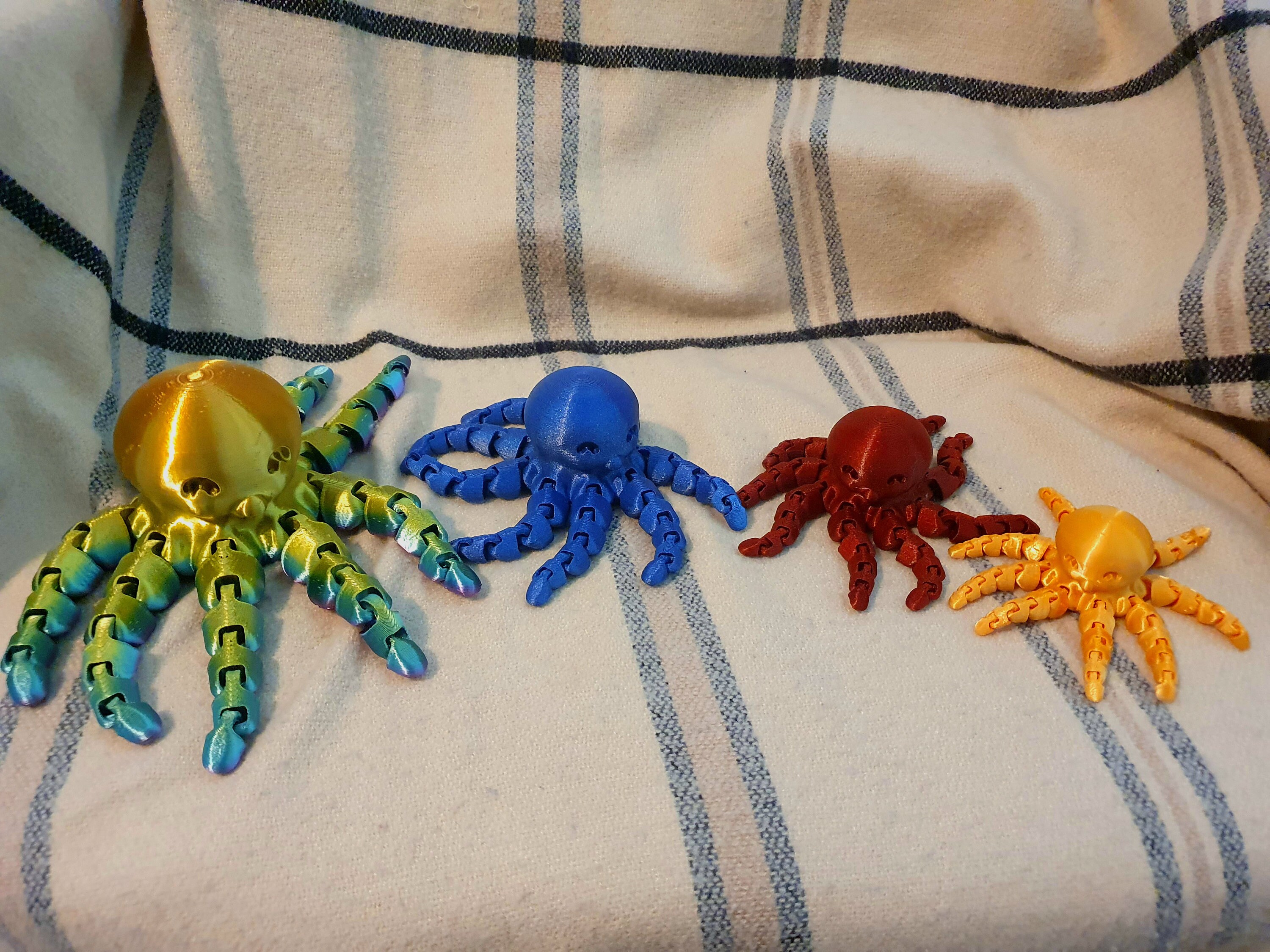 Articulated Octopus Fidget Toy Sensory Toy Finger Toy | Etsy