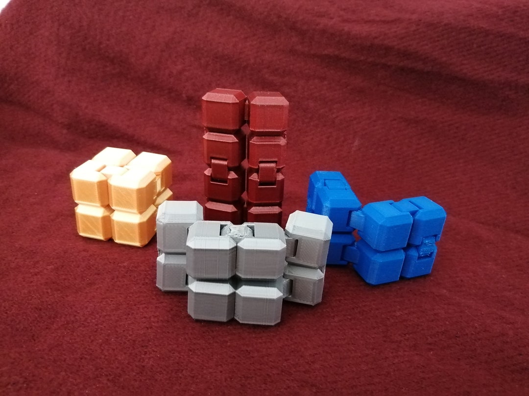 Infinity Fidget Cube, Infinity Cube, Stress Reliever, Sensory Toy ...