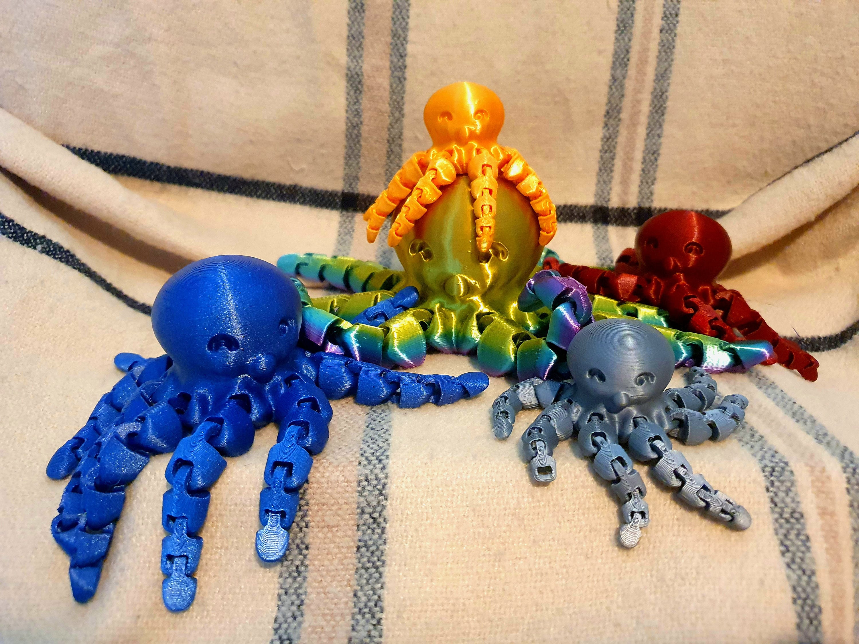 Articulated Octopus Fidget Toy Sensory Toy Finger Toy | Etsy
