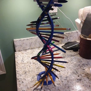 DNA Helix Pencil Holder - Etsy