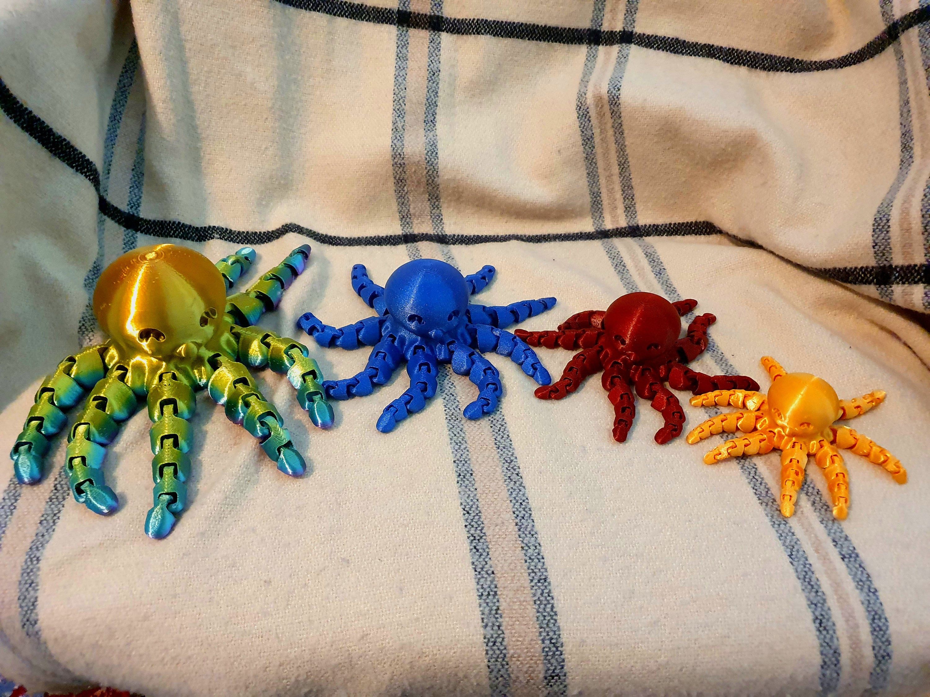 Articulated Octopus Fidget Toy Sensory Toy Finger Toy | Etsy