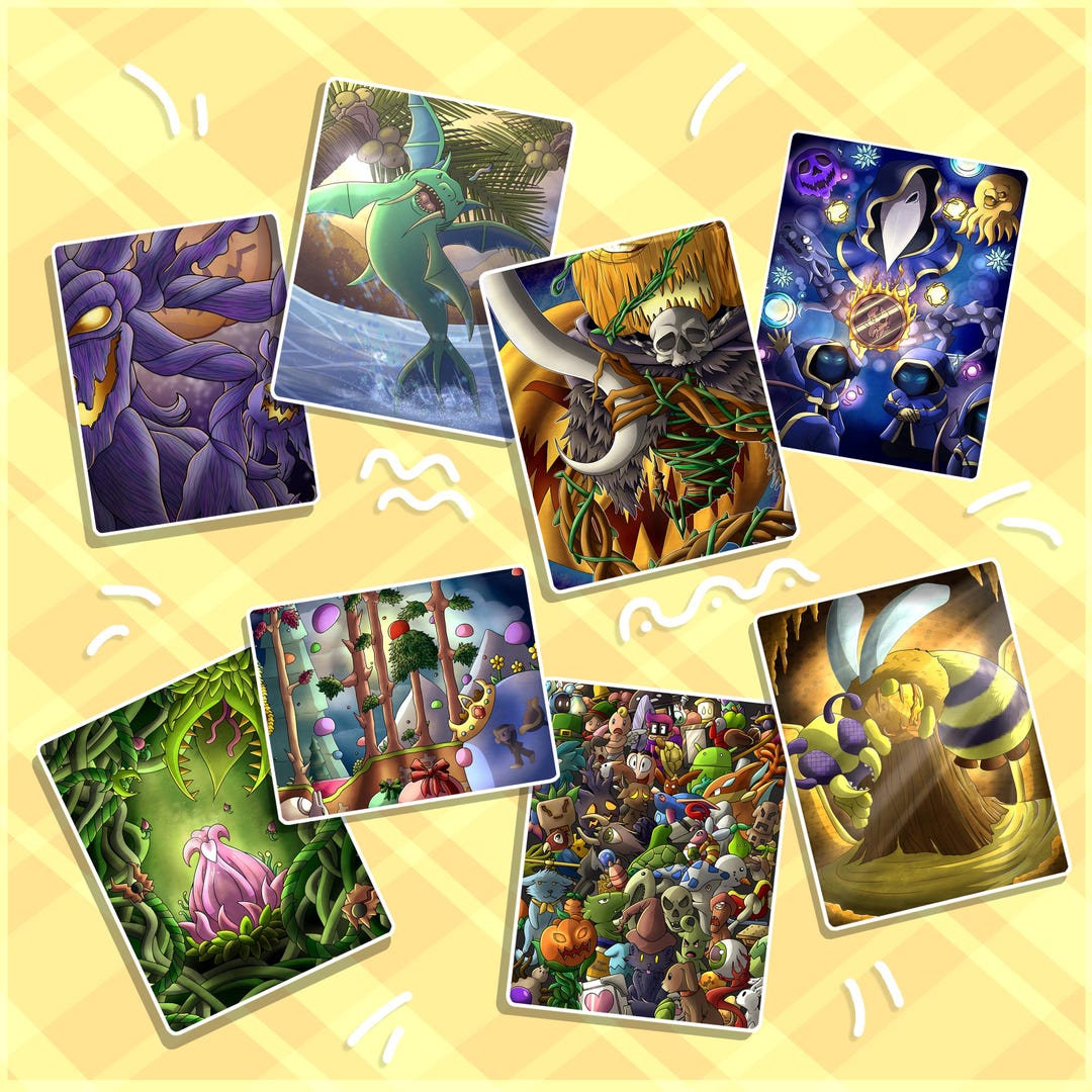 Terrarias Sticker Set A (8 Stickers) - Etsy
