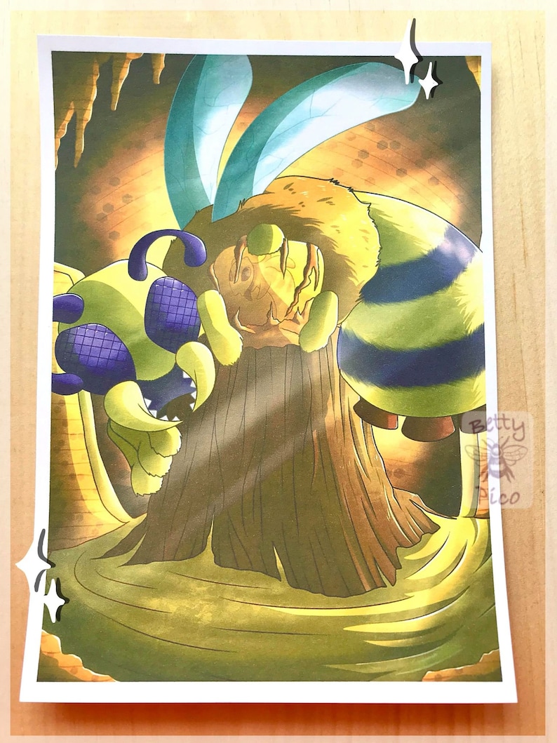 Queen Bee Terraria Prints - Etsy