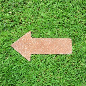 Metal ARROW Garden Ornament. Rustic Garden Decor. Metal Garden Arrow ...