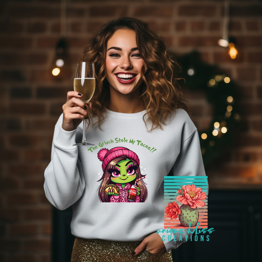 Grinch Girl and Tacos - Etsy