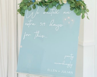 Acrylic Party Accordingly Sign - Etsy