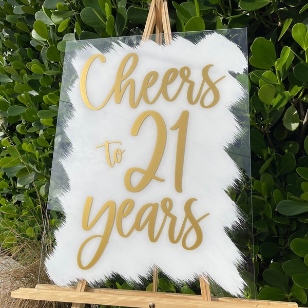 Acrylic Birthday Welcome Sign - Etsy