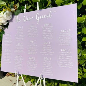 Seating Chart for Wedding Acrylic Seating Chart for Event Signage for ...