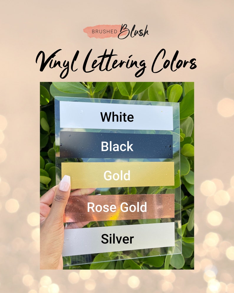 Rose Gold Baby Shower Welcome Sign With Painted Back Acrylic - Etsy