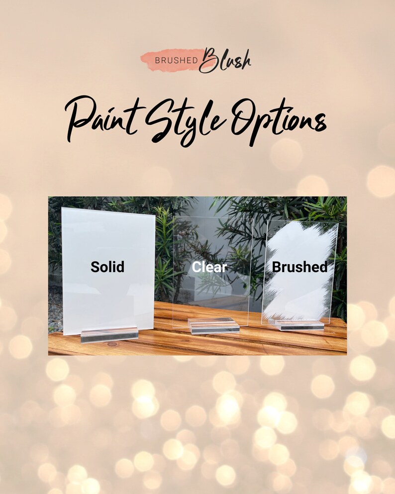 Rose Gold Baby Shower Welcome Sign With Painted Back Acrylic - Etsy