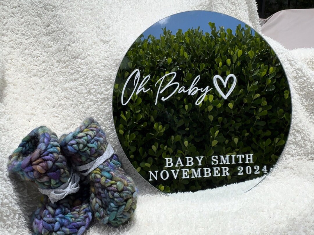 DIY Announcement Mirror Vinyl Decal Only for Mirror Announcement Vinyl ...