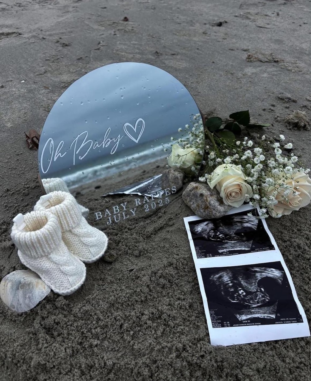 Pregnancy Announcement Sign for Baby Girl Reveal Wall Decor Nursery ...