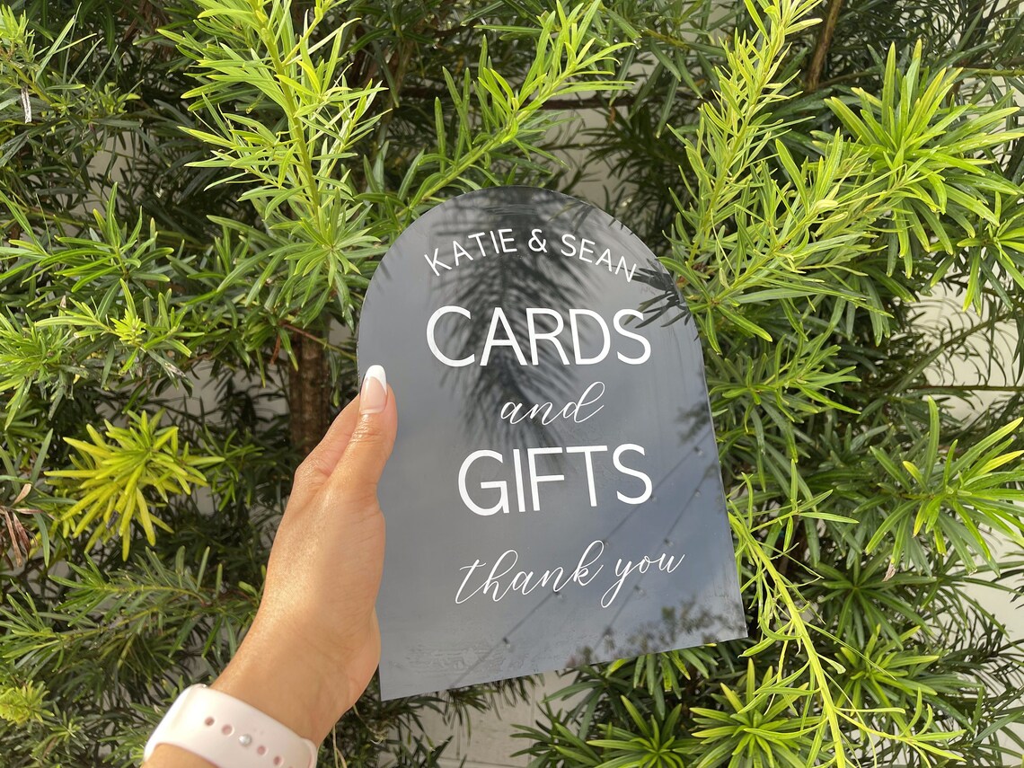 Personalized Arch Cards & Gift Sign Arch Acrylic Baby - Etsy