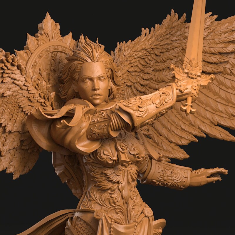 Sanguinius 40k Model - Etsy
