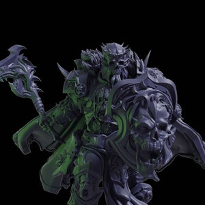 Chaos Knight Warrior 3d Printed Model [by 3dartguy] - Etsy