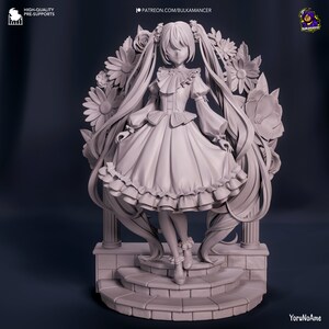 Maiden of the Tree Miku 3d Printed DIY Resin Statue Kit / Figurine ...