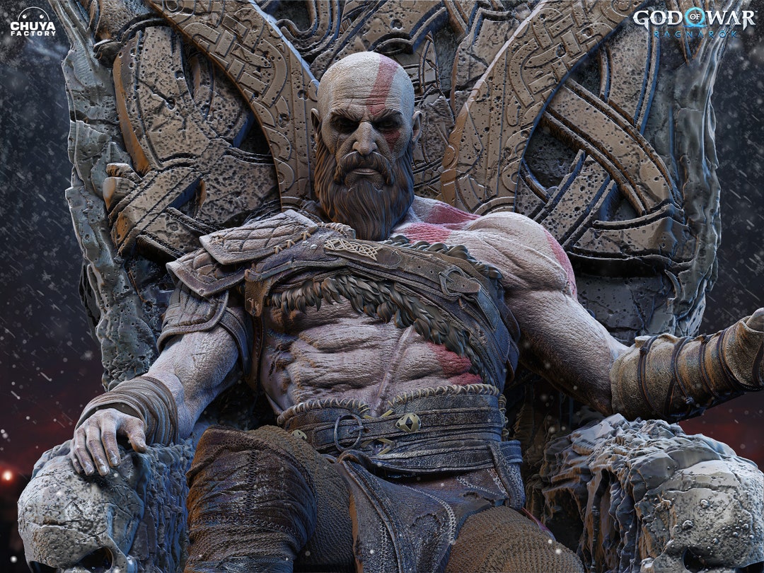 Kratos, God of War 3d Printed DIY Resin Statue Kit / Figurine [by Chuya ...