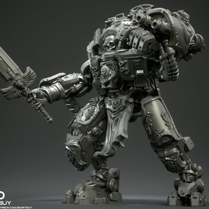 Gothic Robot 3d Printed Model by 3dartguy - Etsy UK