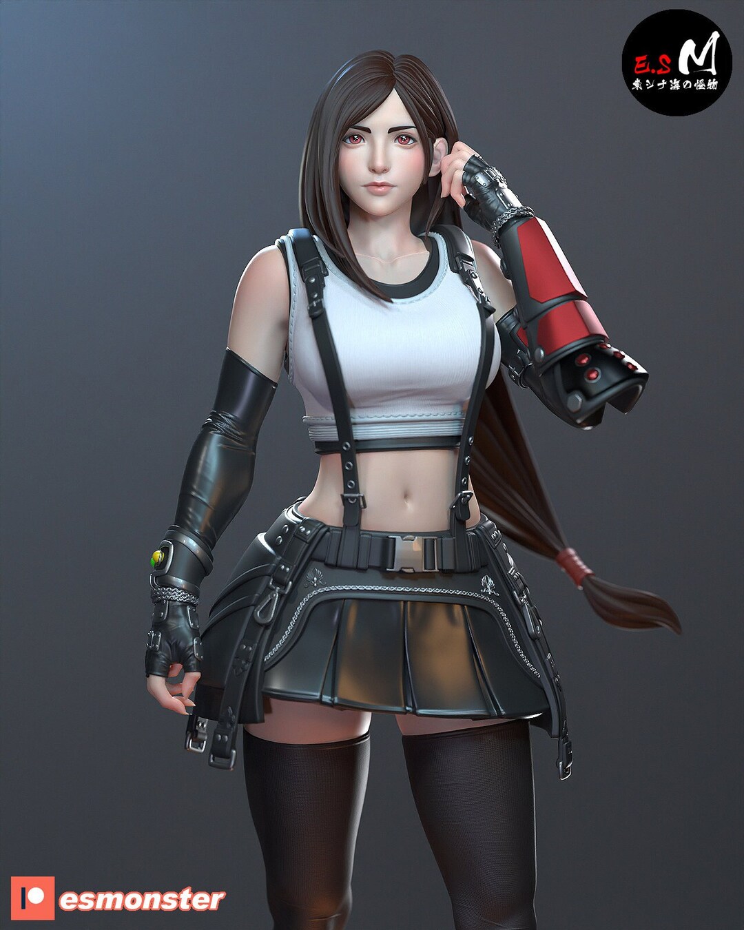 Tifa 3d Printed DIY Resin Statue Kit / Figurine [by 3dmoonn] UNPAINTED ...