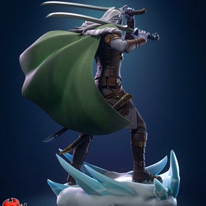 Drow Ranger 3D Printed DIY Resin Statue Kit / Figurine / Miniature [by ...