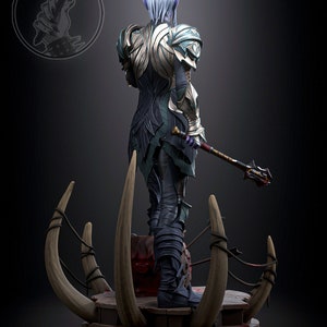 Minthara, Drow Cleric 3D Printed DIY Resin Statue Kit / Figurine ...