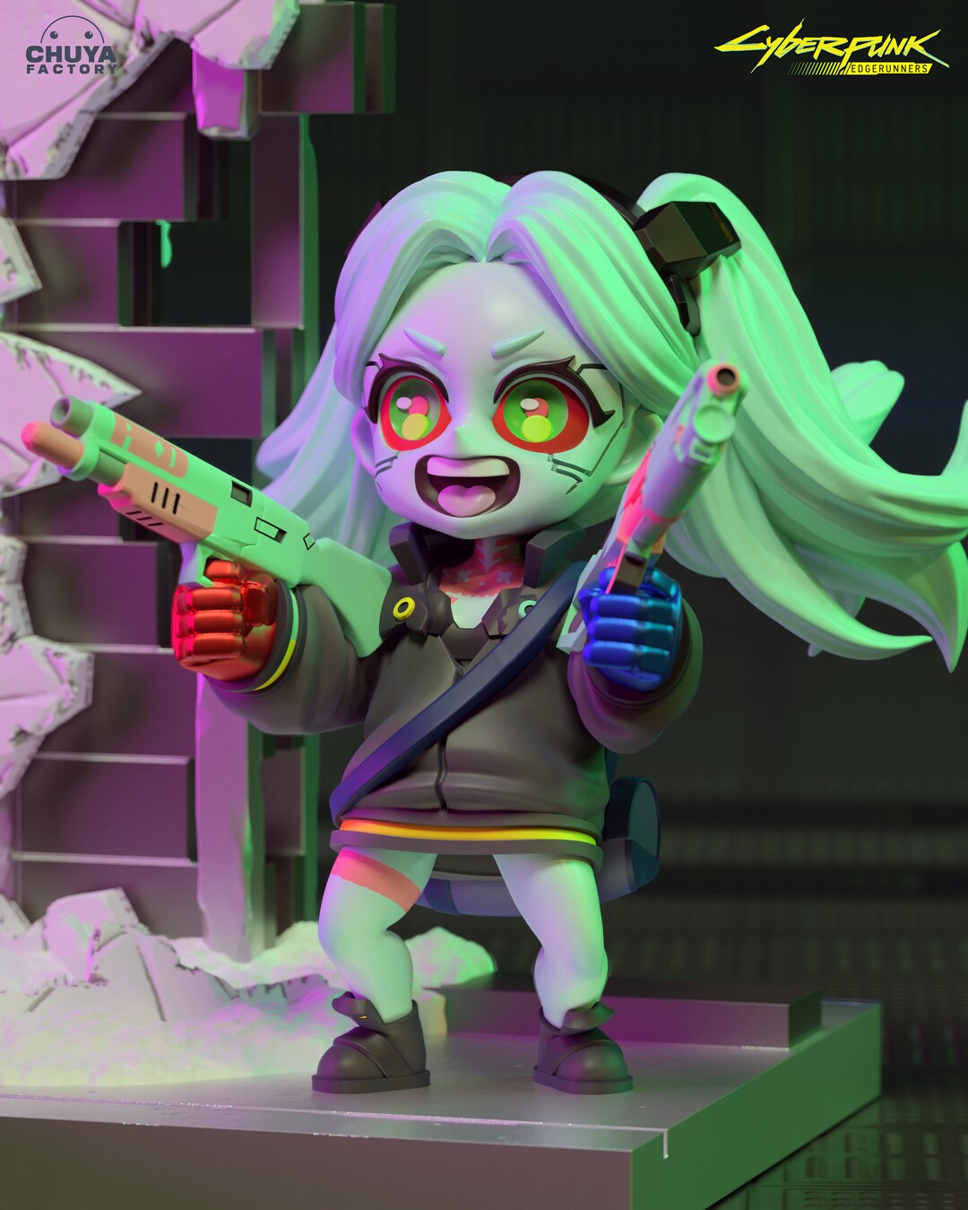 Rebecca, Edgerunner UNPAINTED 3d Printed DIY Resin Statue Kit ...