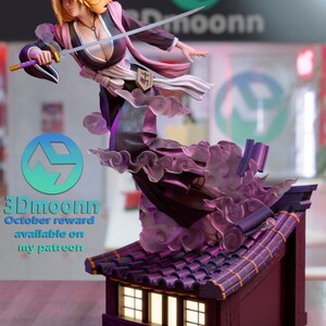 Matsumoto, Expert Swordsman 3d Printed UNPAINTED DIY Resin Statue Kit ...