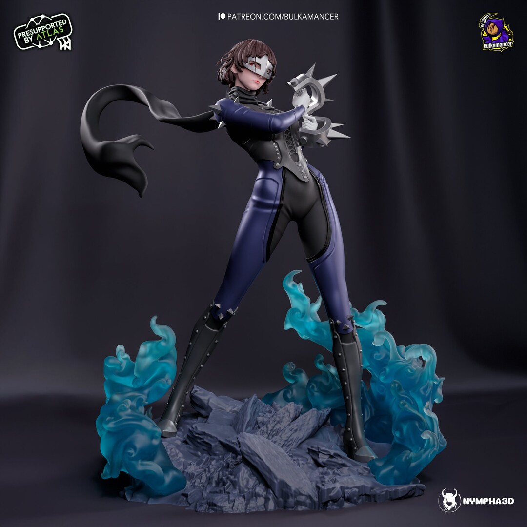 Queen Phantom Thief Printed DIY Resin Statue Kit / Figurine / Miniature ...
