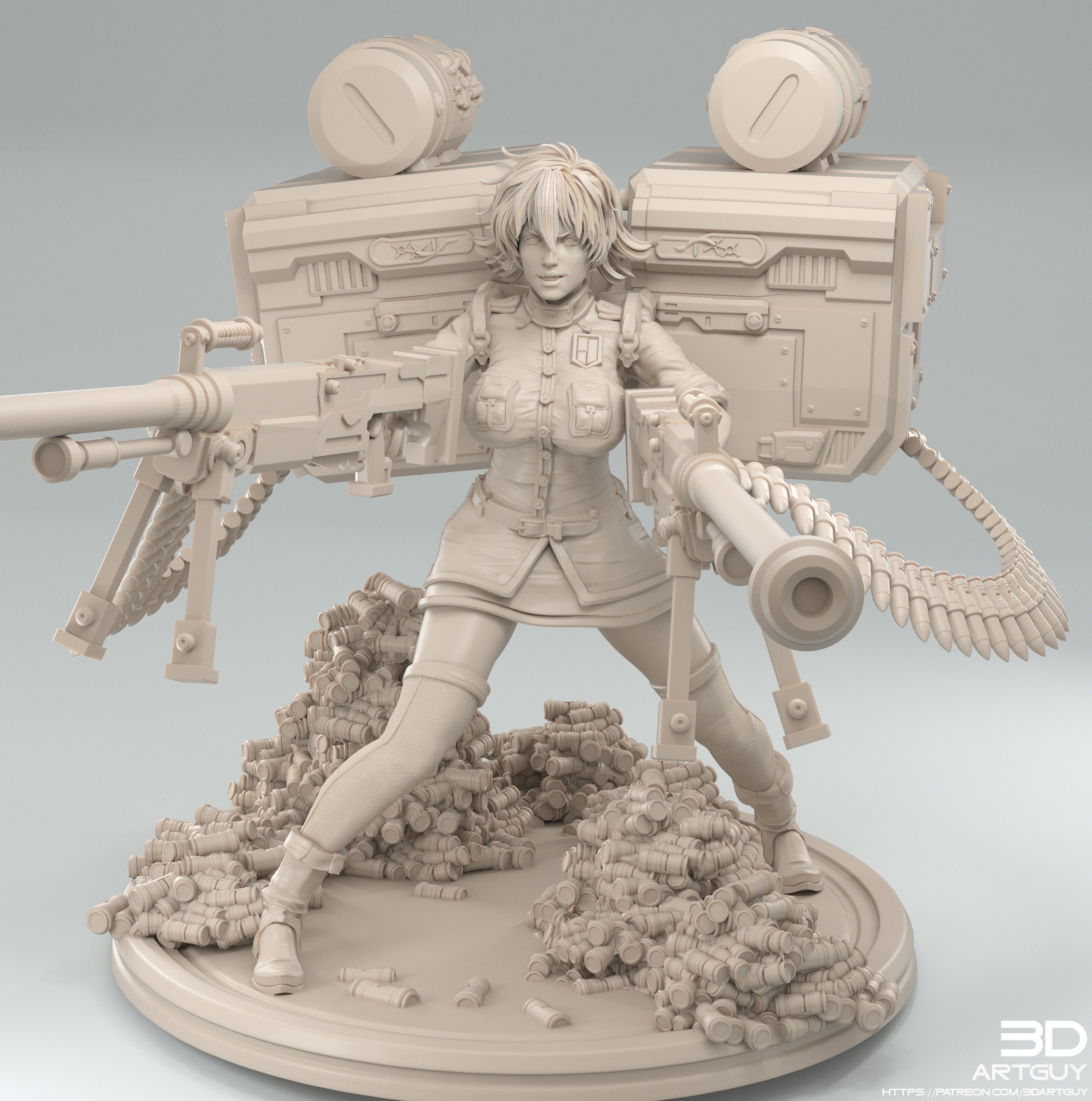 Vampire Soldier Fanart 3d Printed Model by 3dartguy - Etsy Ireland