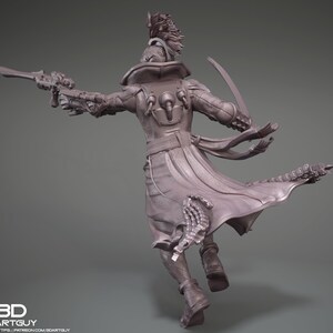 Space Elf Clown Jester 3d Printed Model by 3dartguy - Etsy UK