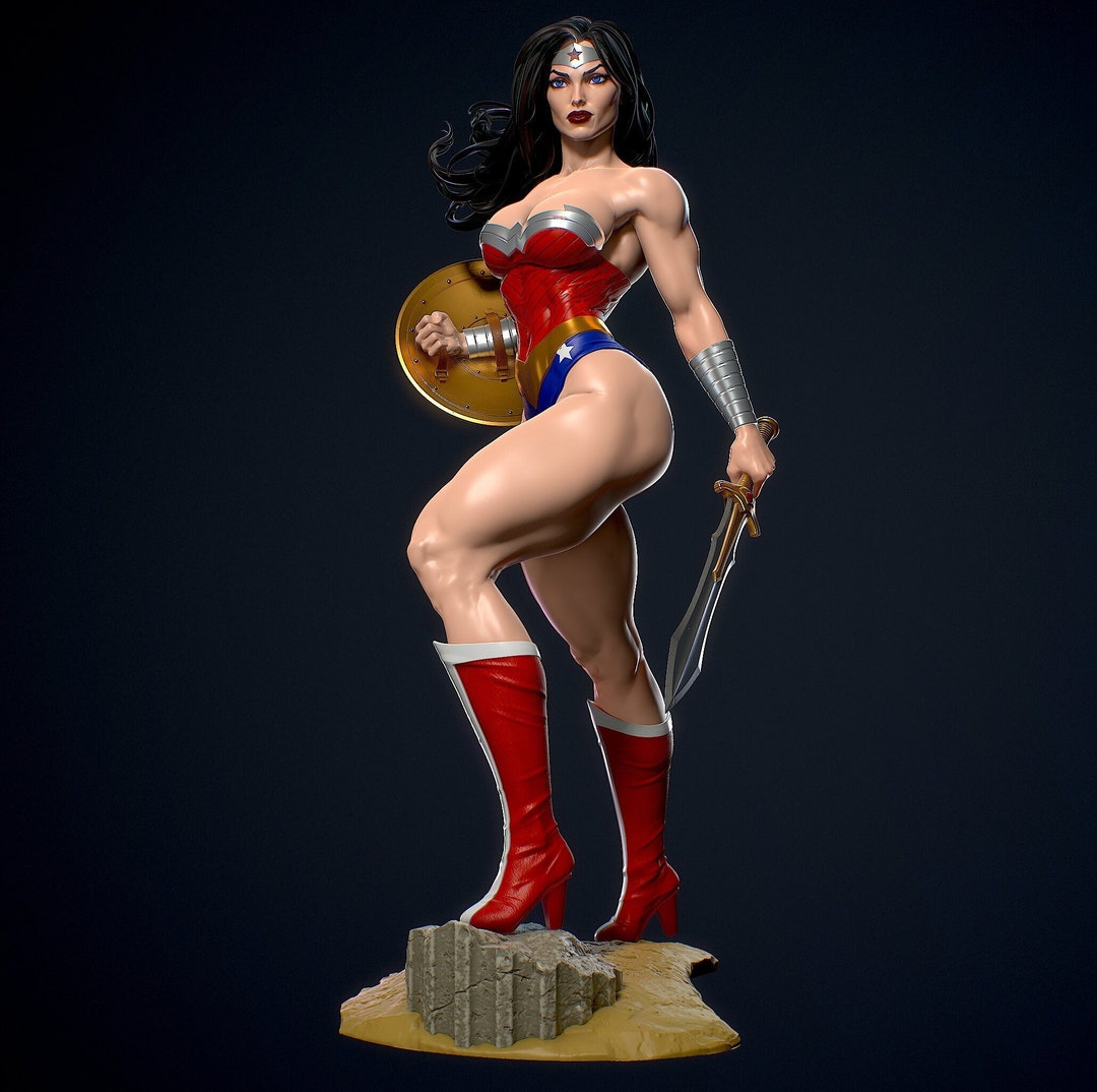 Wonder Woman Classic 3d Printed DIY Resin Statue Kit / Figurine [by Yan_h] UNPAINTED - Etsy